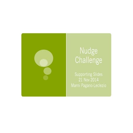 Nudge challenge graphs & tables | PDF