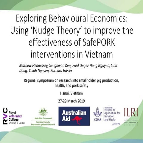 Exploring behavioural economics: Using 'nudge theory' to improve the ...