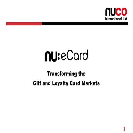 Nu:eCard Presentation Oct 2015 | PDF