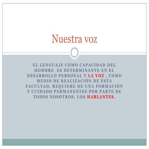 Tono, timbre y color de la voz | PDF