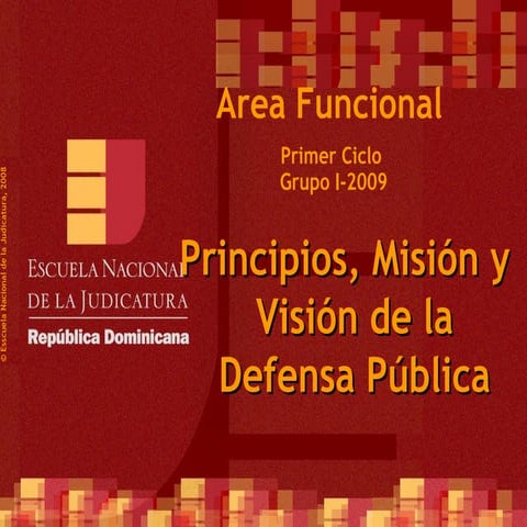 ENJ-1-100 Nuestros Clientes. Principios Fundamentales De La Defensa | PPT