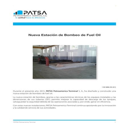 Patsa Petroamerica Terminal en Panama Maritime XII | PDF