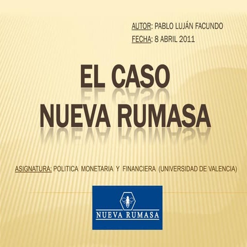 Nueva rumasa | PPTX