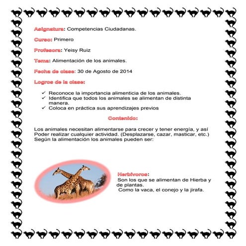 Alimentacion de los animales | PDF