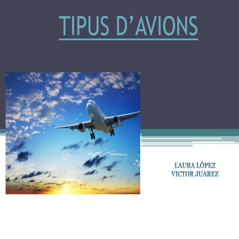 TIPUS D'AVIONS | PPTX