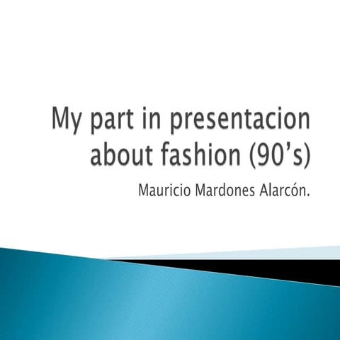 Fashion 90's | PPT