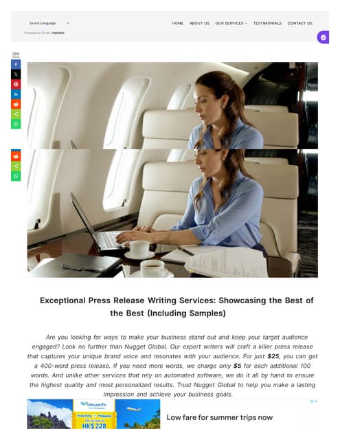 Make Your Message Go Viral with Nugget Global's Press Release Distribution Services | PDF