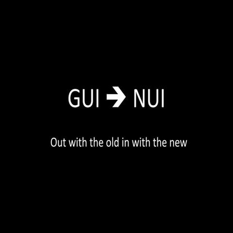 Nui touchscreen tech (Ipad) | PPTX