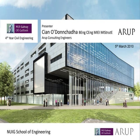 NUIG New Engineering Building Lecture 2 | PDF