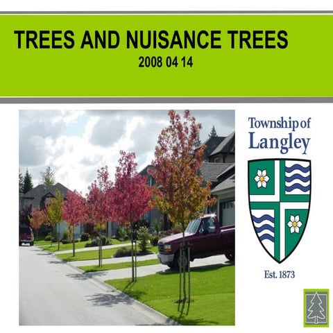 Nuisance Trees | PPT