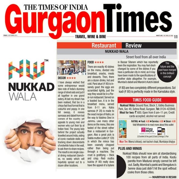Nukkadwala in Gurgaon Times | PDF