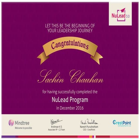 Nu lead certificate | PDF