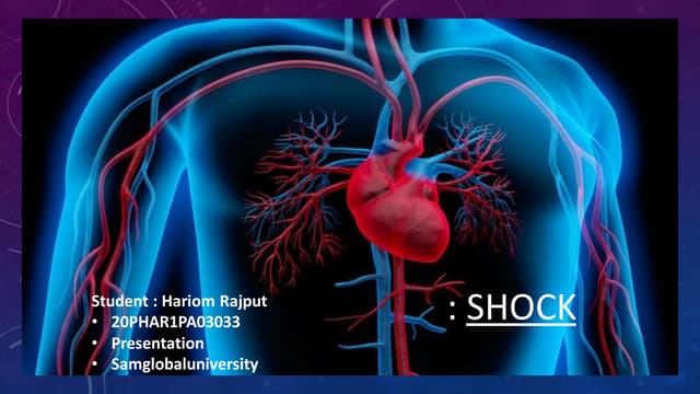 Shock Ii Slide Ii Hariom Rajput Ii Bhopal Ppt