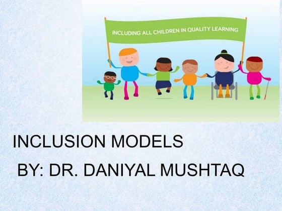 Models of inclusive education | PPT