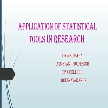 Application of statistical tools in research .pptx