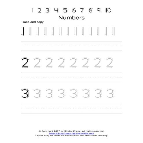 Number worksheets | PDF | Homeschooling | Education