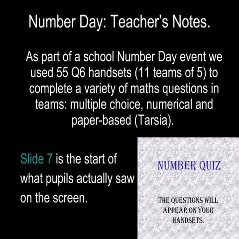 Number Quiz | PPT