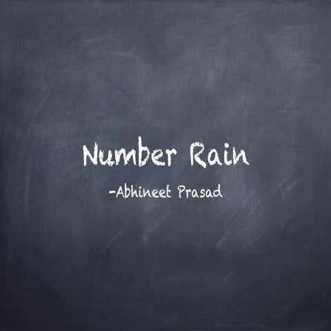 Number Rain | PDF