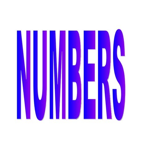 Numbers | PPT