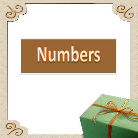 Numbers | PPT