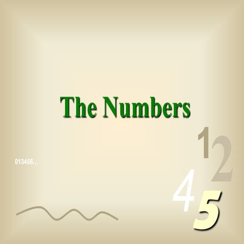 Numbers | PPS