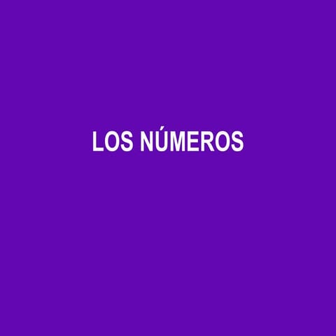Numbers | PPT