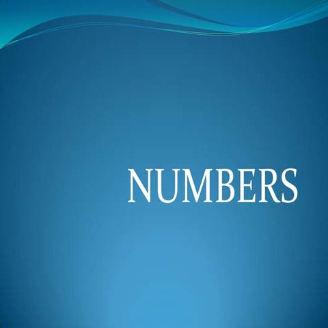 Numbers | PPSX