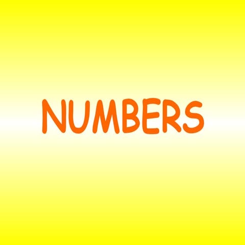 Numbers | PPT