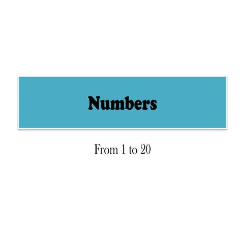 Numbers | PPTX