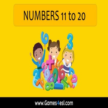Numbers power point-1-to-20 | PPTX