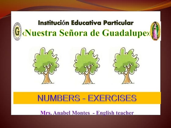 Numbers exercises | PPT
