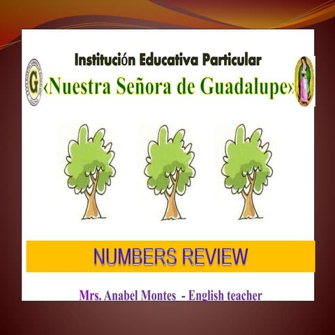 Numbers 1 12 review | PPTX