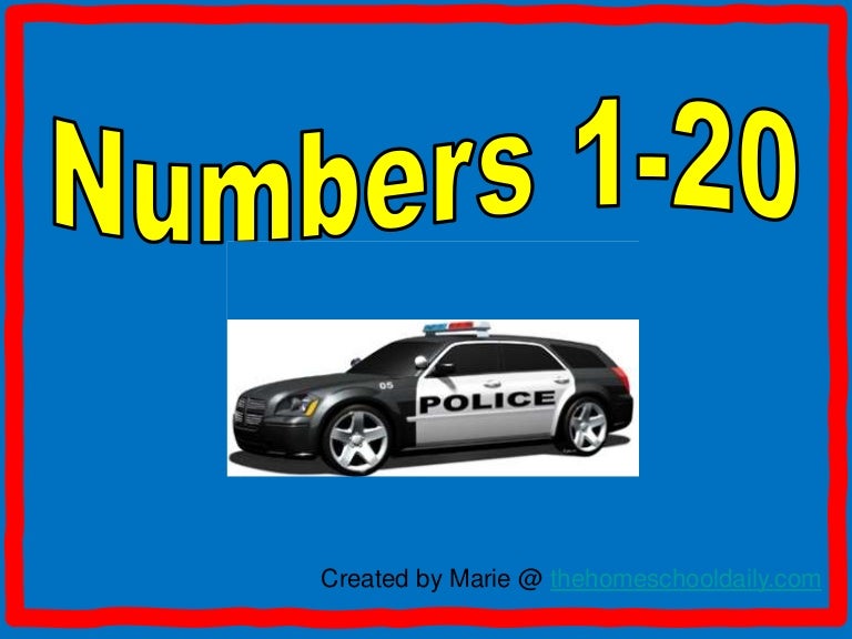 1 -20 Counting Police Cars