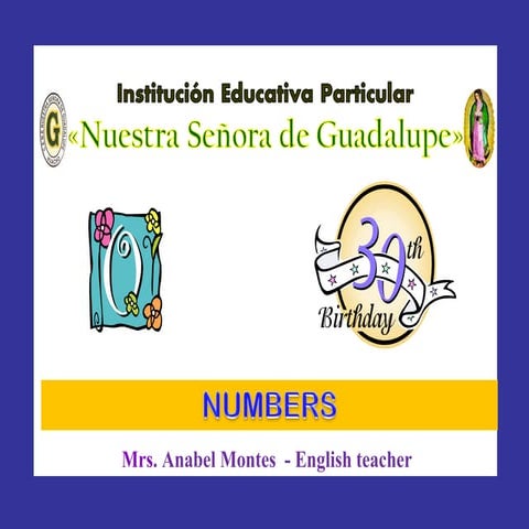 Numbers 1 35 2do | PPT