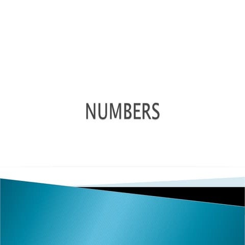Numbers | PPT