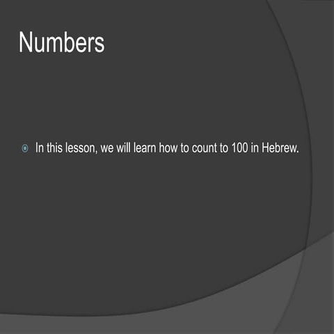 Numbers 2 | PPTX