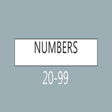 Numbers 2 | PPTX
