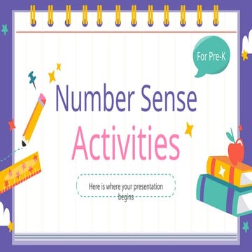 Number Sense Activities for Pre-K by Slidesgo.pptx