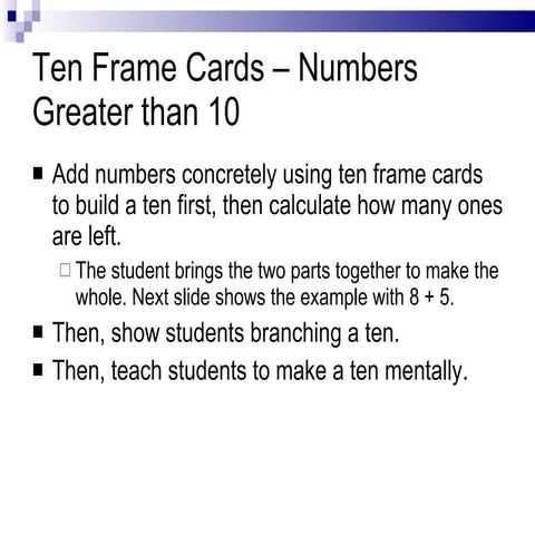 Numbers greater than 10 | PPT