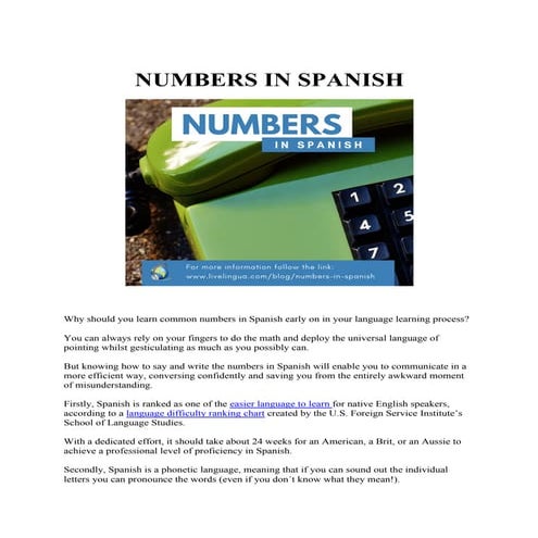 Numbers In Spanish 64pg Brighter Child NUMEROS / NUMBERS Spanish ONLY