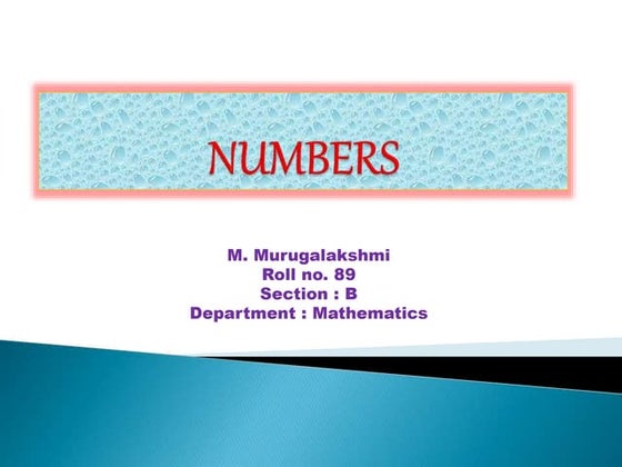 Numbers 2 | PPT