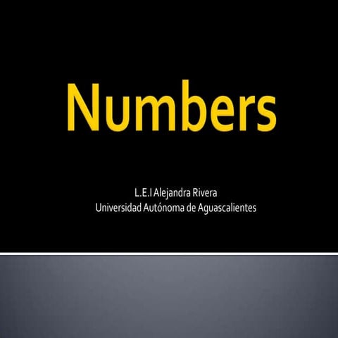Numbers review | PPT
