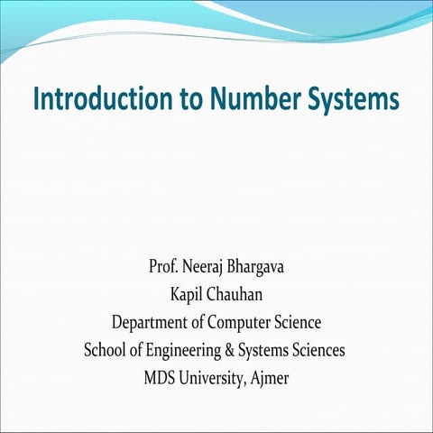 Number system | PPT