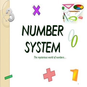 Number system | PPTX