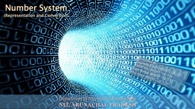 Number System | Representation And Conversion | Low Level Programming | Ppt