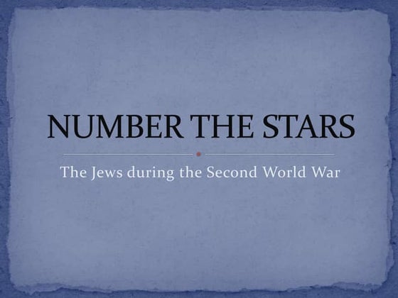 Number the-stars | PPT