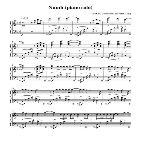 Numb[piano] | PDF