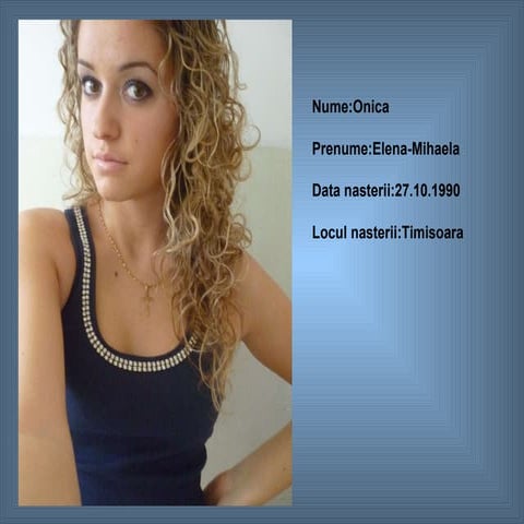 Prezentare Mihaela | PPT