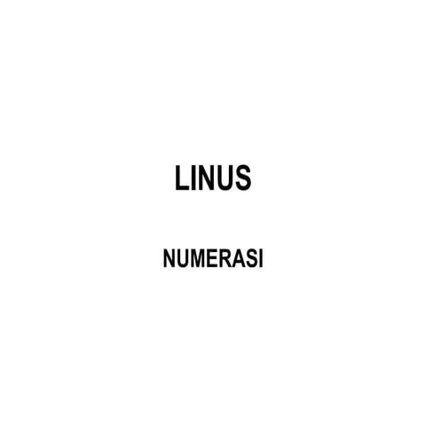 Numerasi | PPT