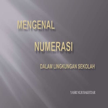ppt kegiatan numerasi sebagai contohNUMERASI.pptx